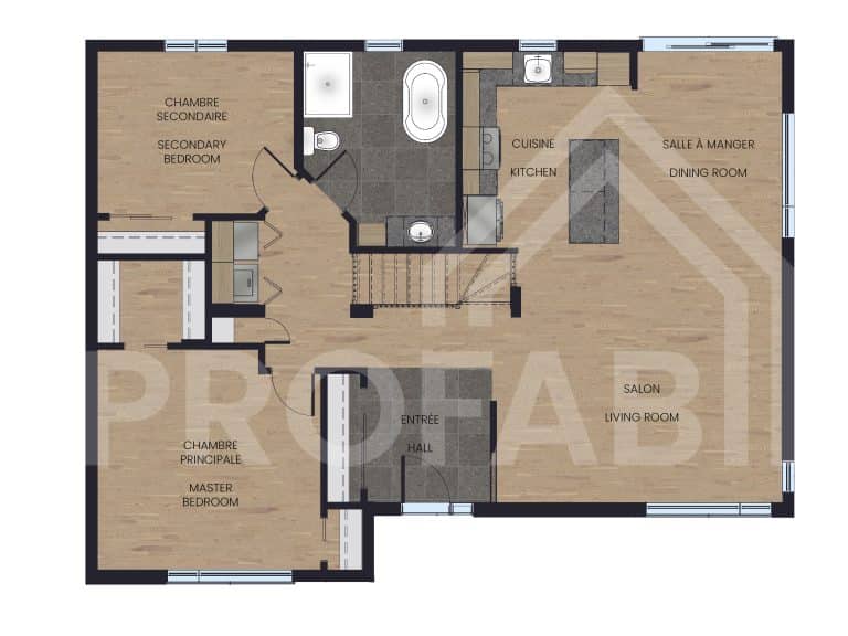 Tryka | ProFab Tryka - Contemporary modern bungalow | ProFab